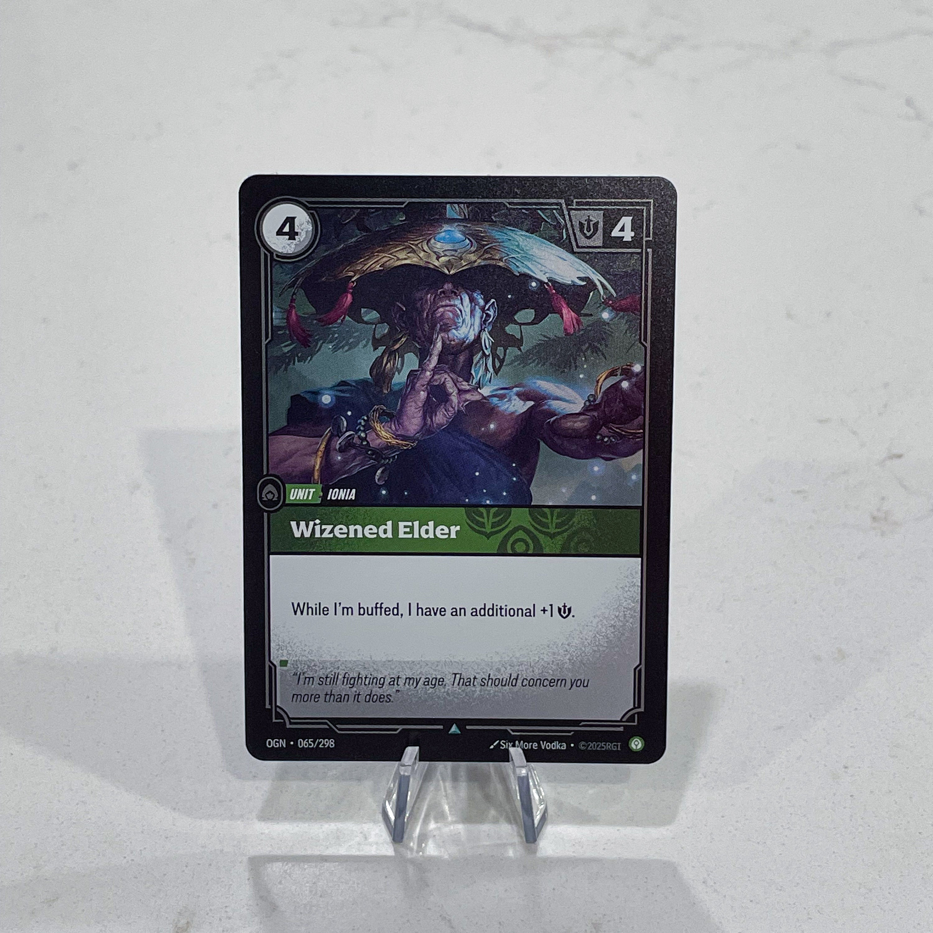 Riftbound TCG - Wizened Elder (Foil, Uncommon) | Origins 065/298 ...
